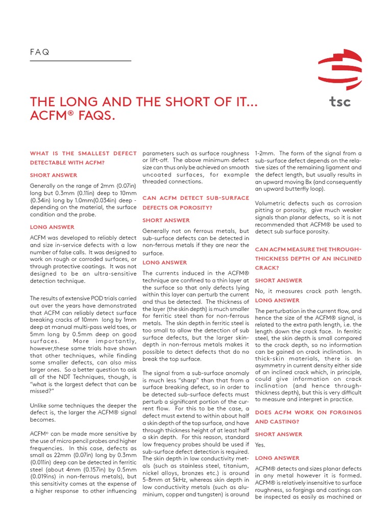 Edt TSC Acfm-Faqs | PDF | Forging | Rust