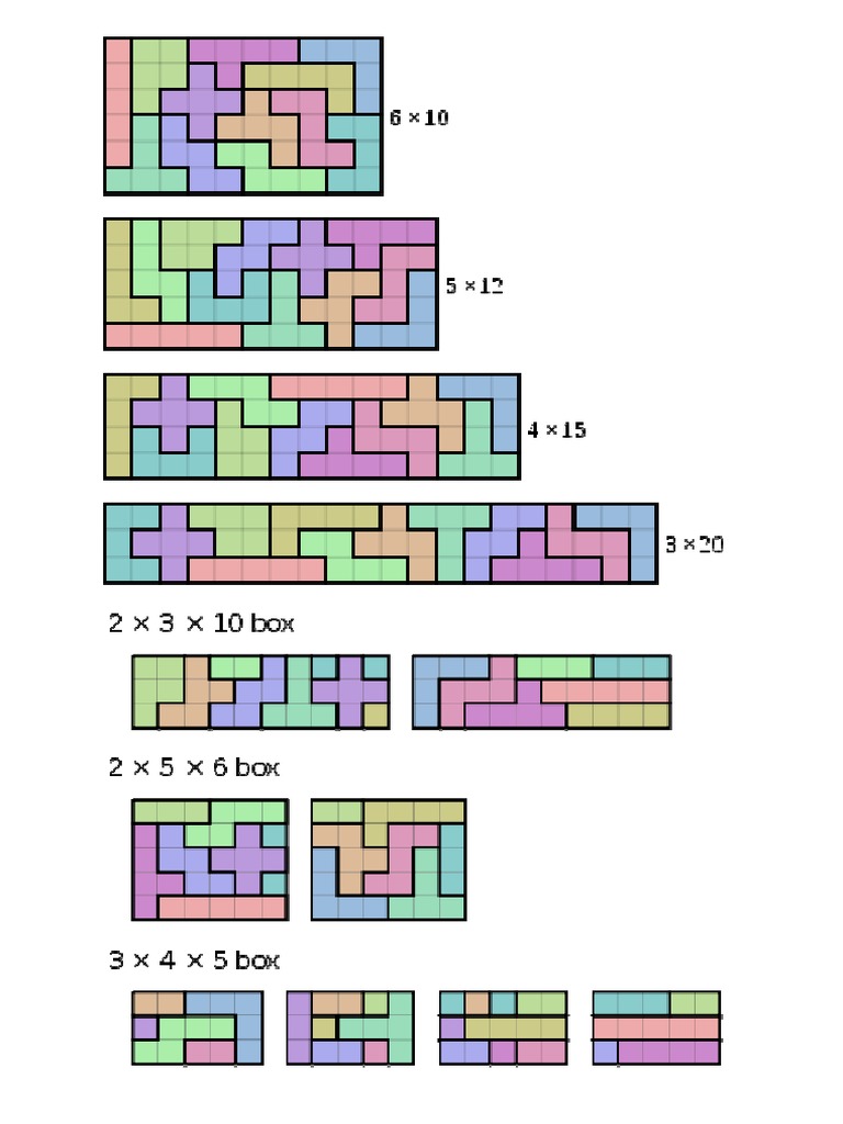 Pentominos PDF | PDF