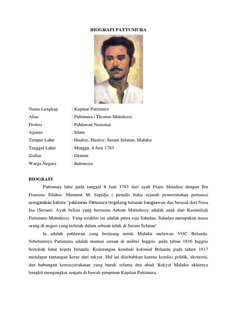 Pahlawan Perjuangan Kemerdekaan Indonesia Pdf