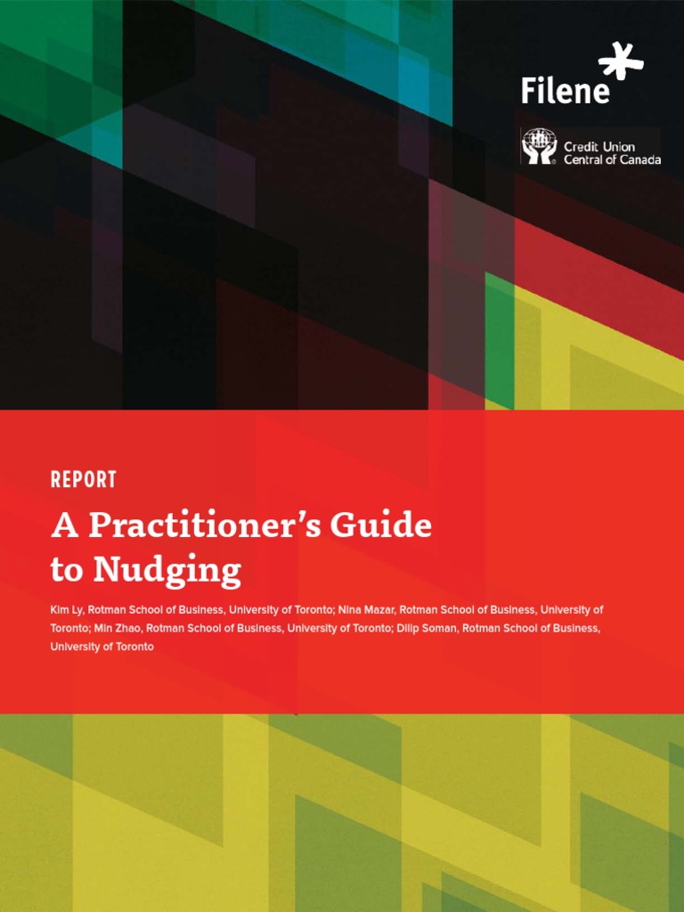 A Practitioner's Guide To Nudging PDF | PDF | Psychological Concepts ...