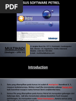 Tutorial Petrel Dan IP | PDF | Metode & Bahan Ajar | Teknologi & Rekayasa