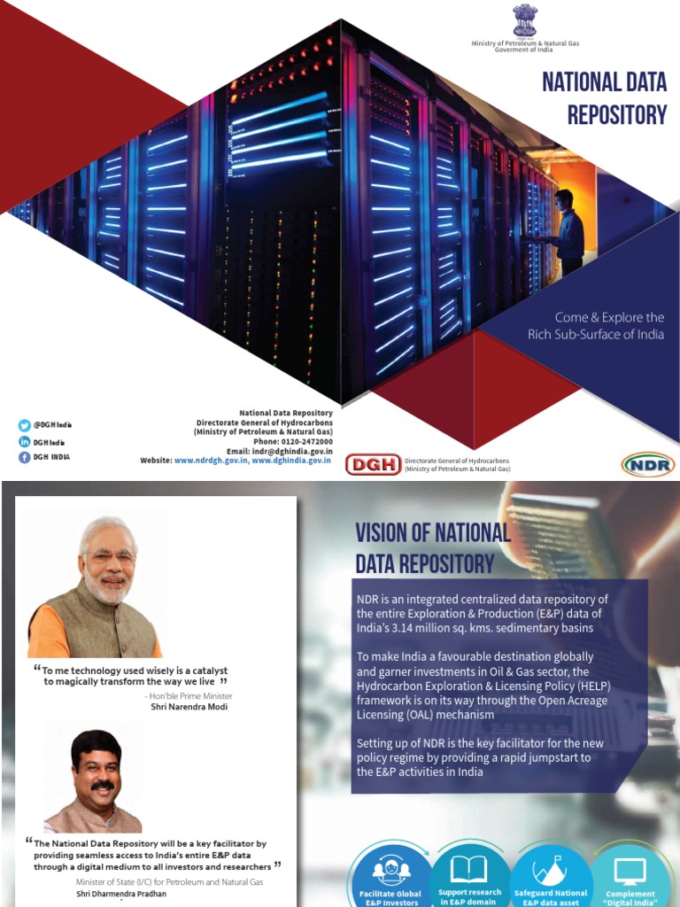 National Data Repository: Come & Explore The Rich Sub-Surface of India ...