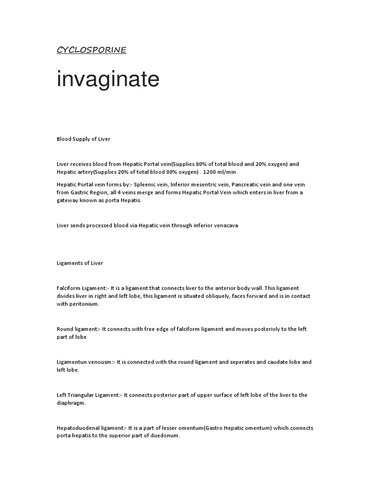 Liver | PDF | Peritoneum | Liver