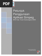 Panduan Simpeg BKD Gresik | PDF