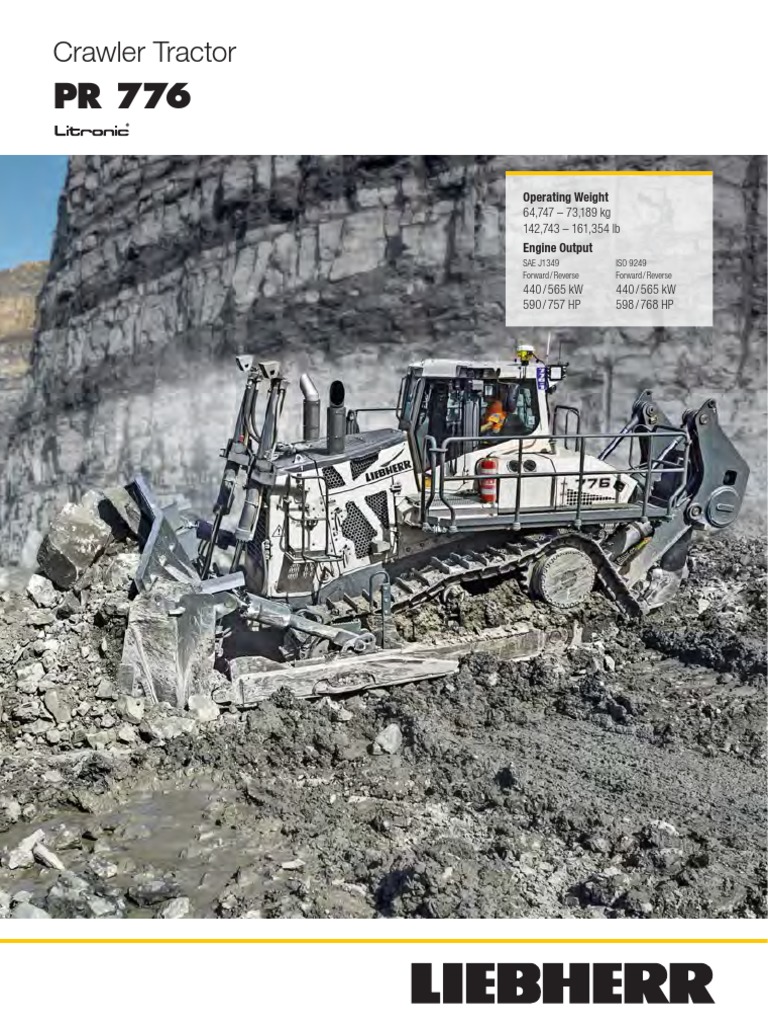 Liebherr Intermat 2018 PR 776 Crawler Tractor en PDF | PDF | Engines ...