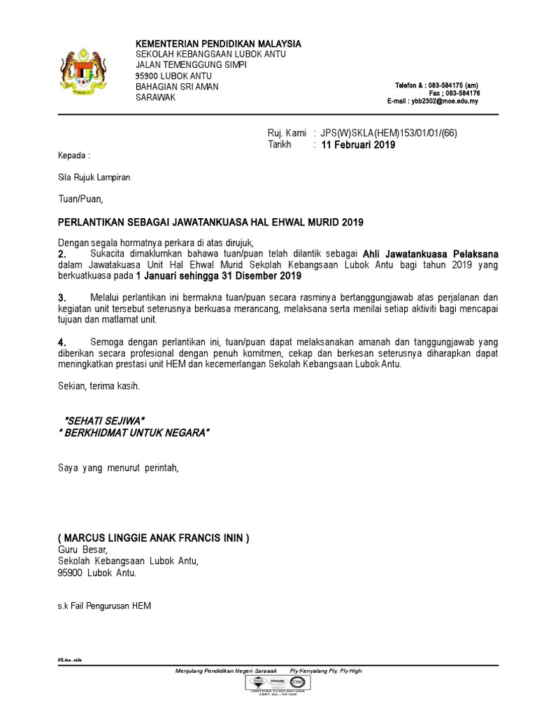 Surat Lantikan | PDF