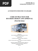 AIS-052 Bus Body Code | PDF | Bus | Transport