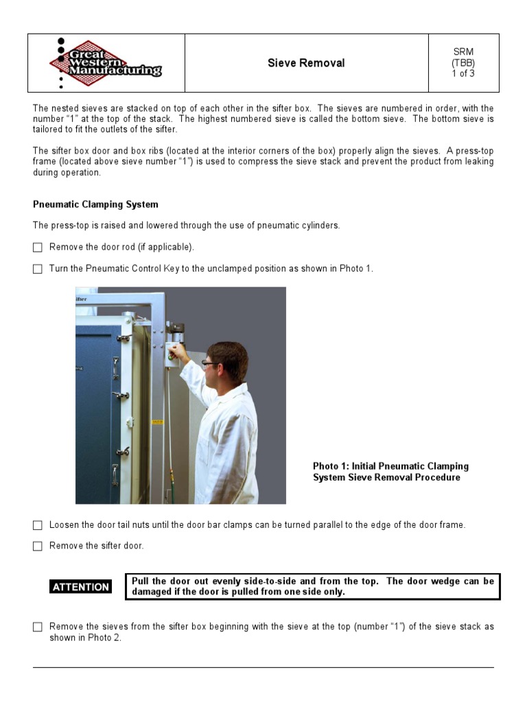 Removing Nested Sieves: A Guide to the Proper Procedure for Taking ...