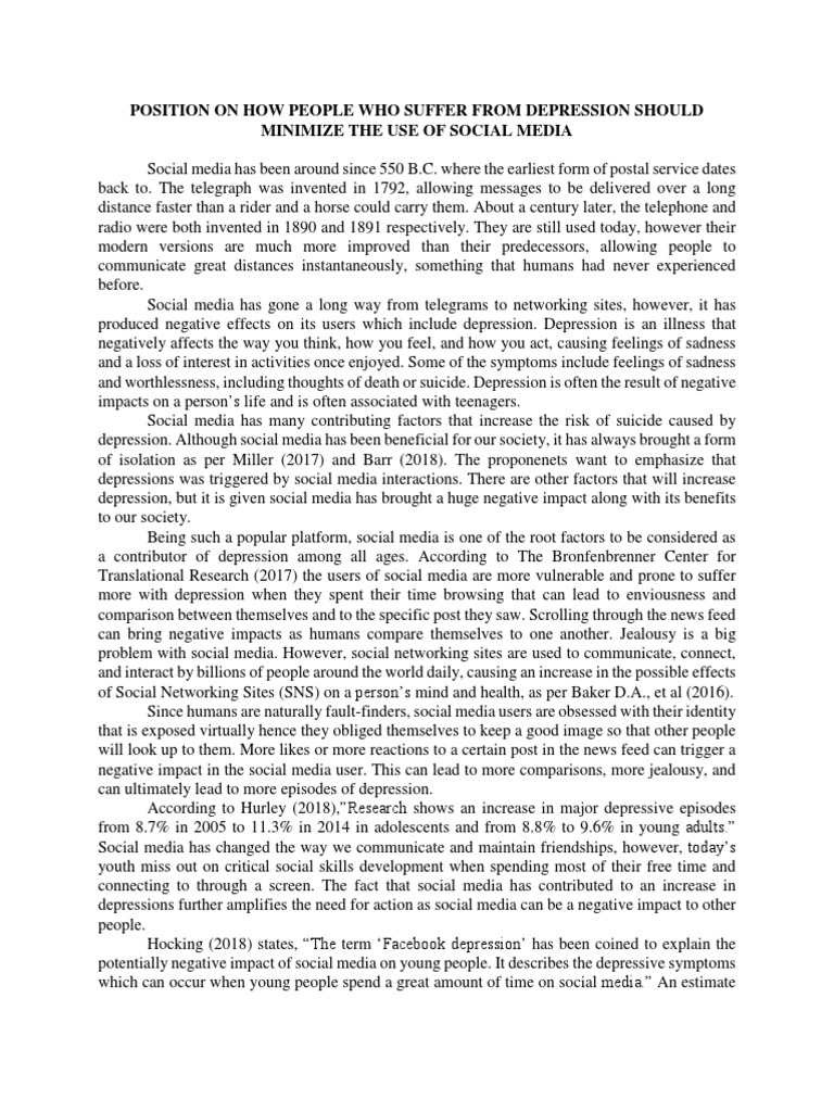 Position Paper | PDF | Social Media | Popular Culture & Media Studies