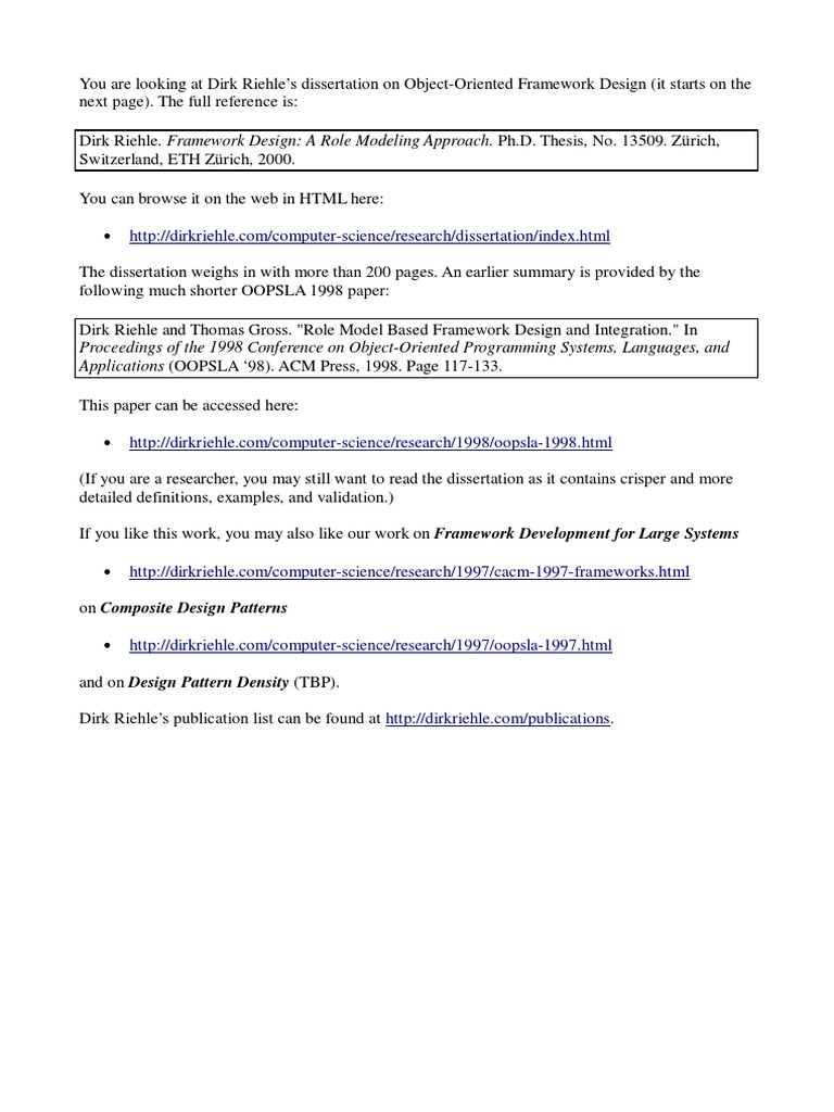 Proceedings of The 1998 Conference On Object-Oriented Programming Systems, Languages, and ...