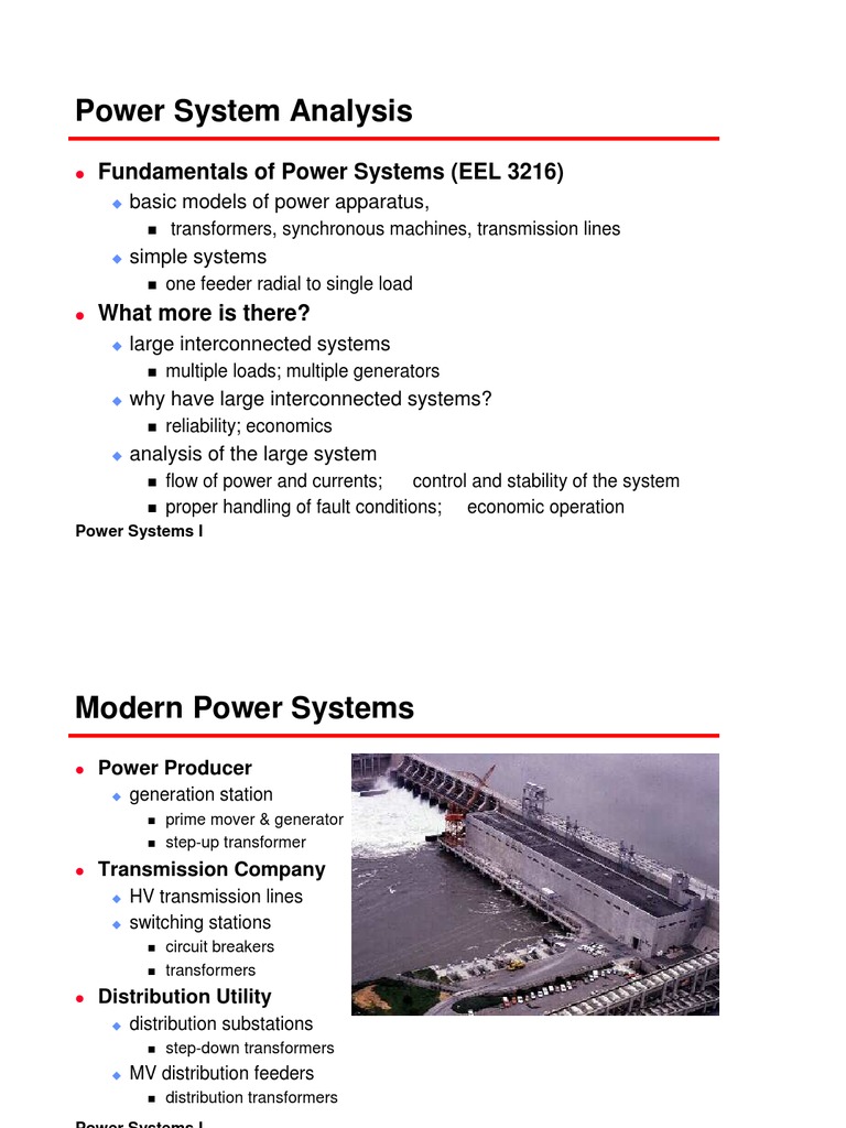 Power System Analysis | PDF