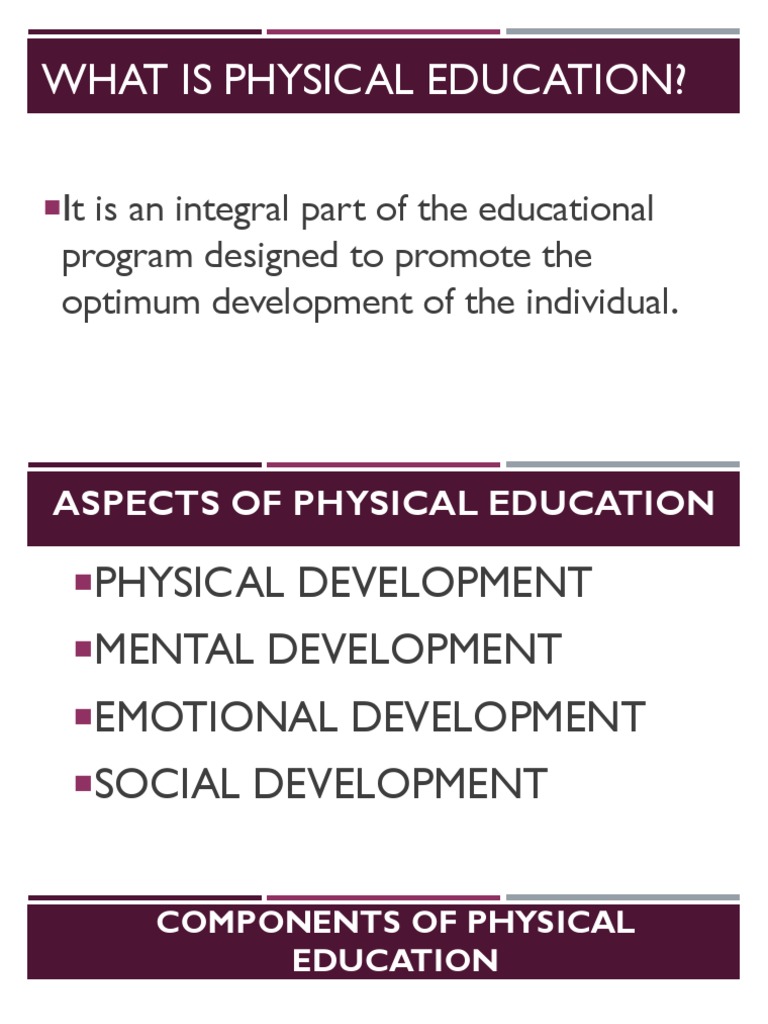 What Is Physical Education | PDF | Physical Fitness | Muscle