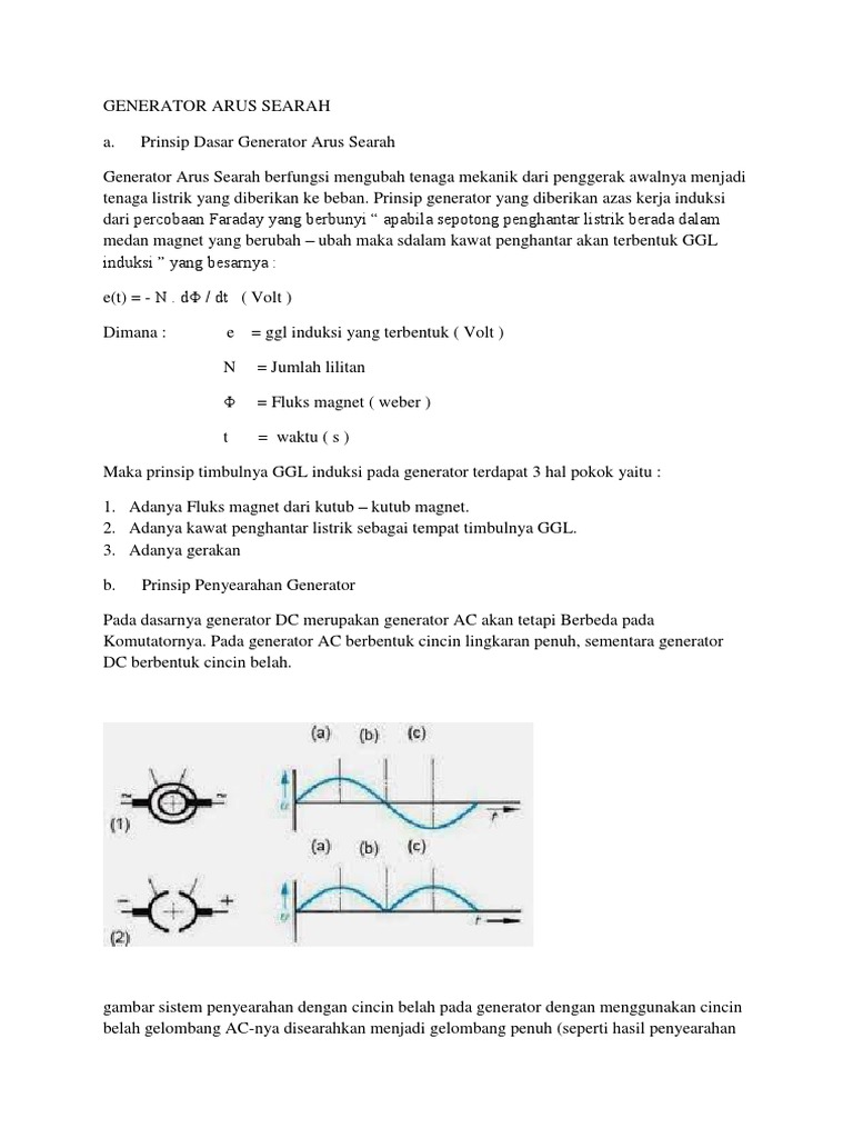 Generator Arus Searah | PDF