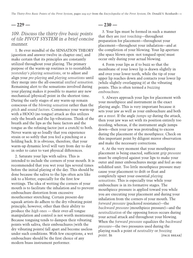 35 Basic Points of The Pivot System PDF | PDF | Nature