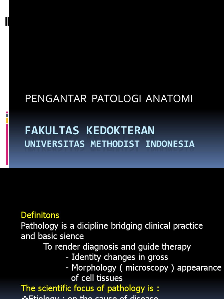 Pengantar Patologi Anatomi | PDF | Necrosis | Wound Healing