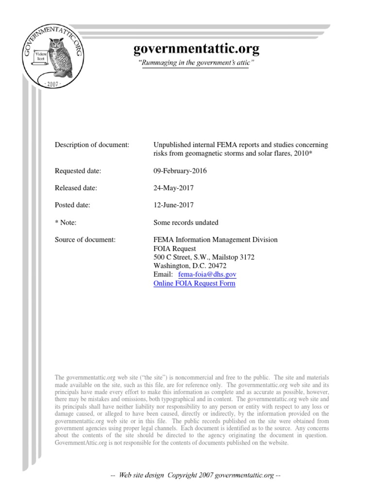 Uncovered FEMA Report Warns: 4-10 Years WITHOUT ELECTRICITY After Major ...