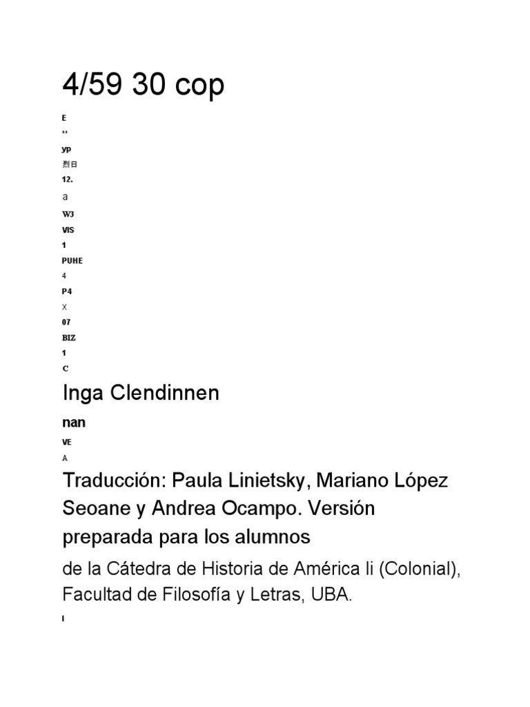 Clendinnen Crueldad Feroz y Antinatural PDF | PDF | Hernán Cortés | España