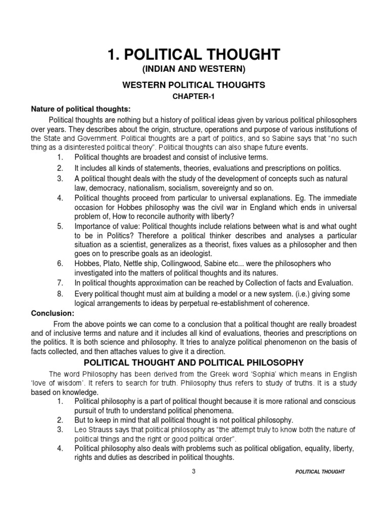 Overview of Western Political Thought | PDF | Natural Law | Liberalism