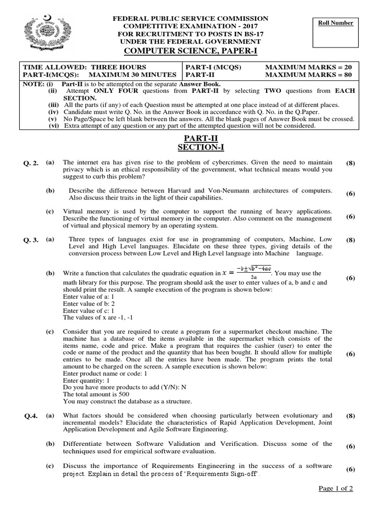 Computer Science 2017 | PDF | Computer Program | Programming