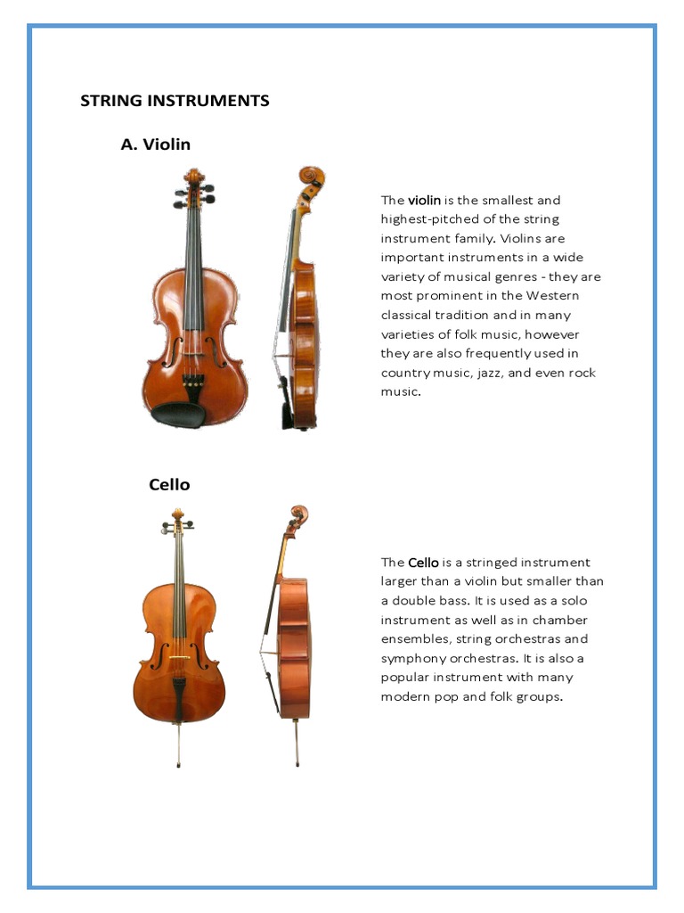 Classification Instrument | PDF | Brass Instruments | Oboe