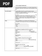 Emcee Script For Singing Competition | PDF