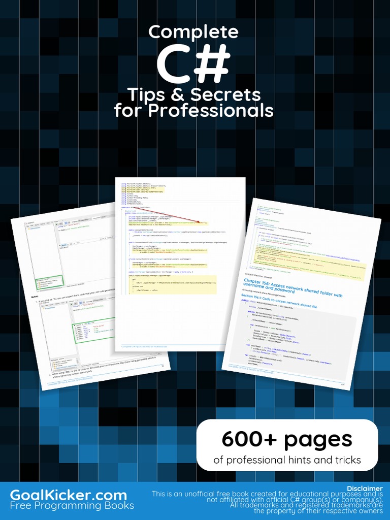 CSharpProfessionalTipsSecrets PDF | PDF | Constructor (Object Oriented ...