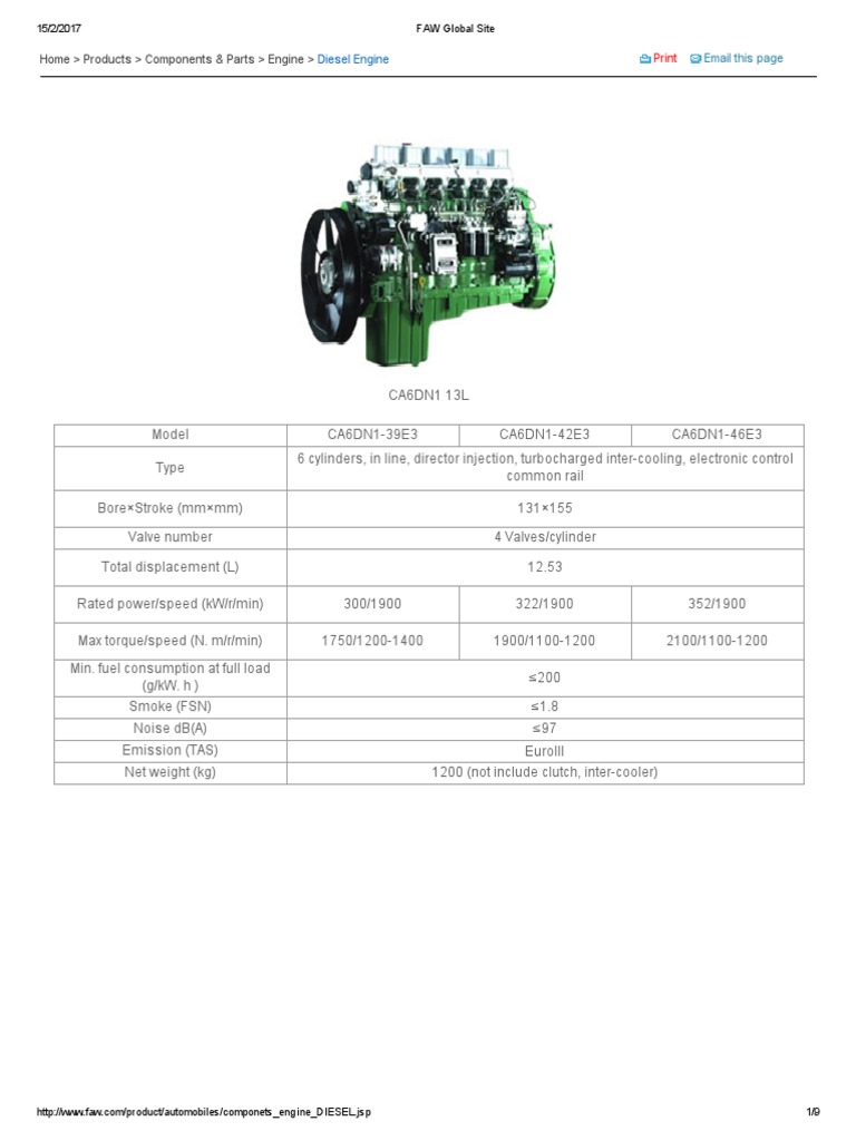 Faw Motores | PDF | Fuel Injection | Turbocharger