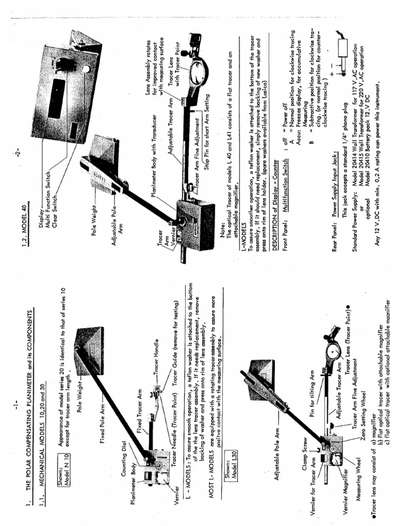 Planimeter Manual PDF | PDF