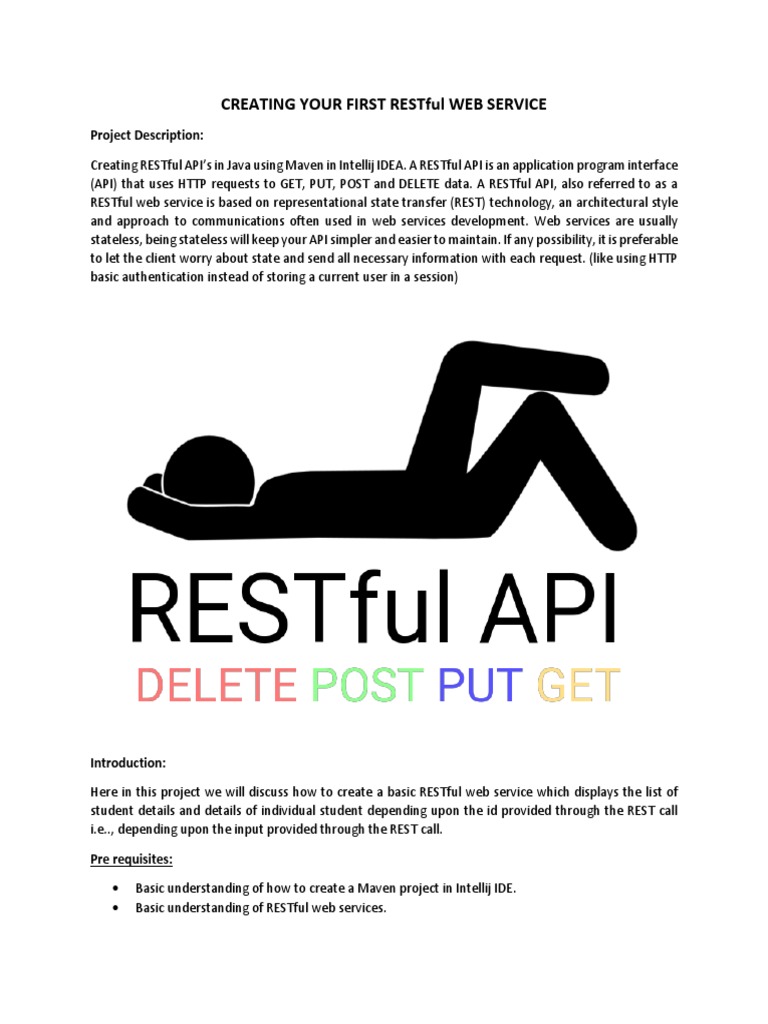 Creating RESTful API in Java | PDF | Representational State Transfer | Web Service
