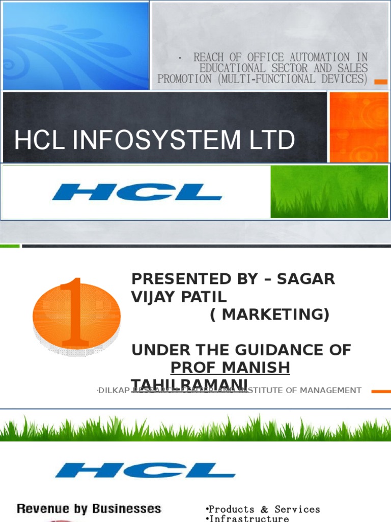 HCL Info System LTD | PDF | Image Scanner | Photocopier