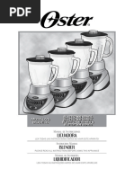 Manual Licuadoras Oster | PDF | Mayonesa | Salsa