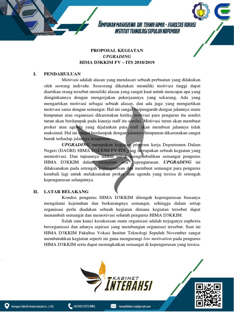 Proposal Upgrading 2019 | PDF