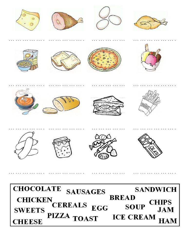 Food Vocabulary Grinding Matching Memory Fallen PH Crosswords Fun ...