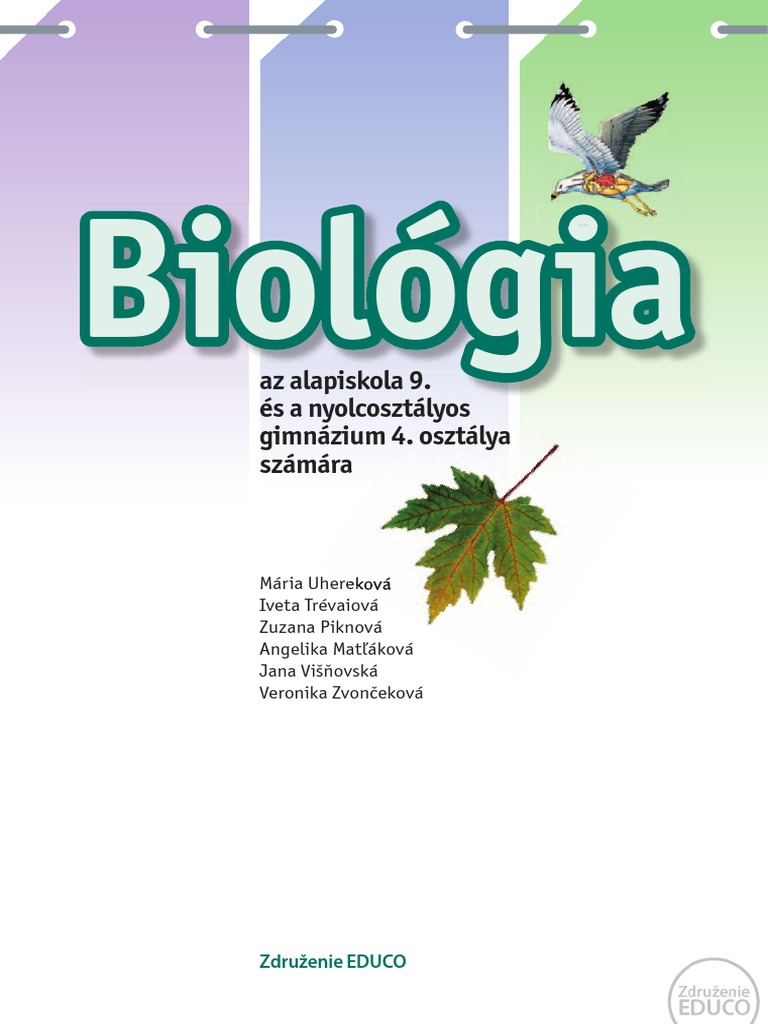 Biologia 9 Rocnik Madarska CD PDF | PDF