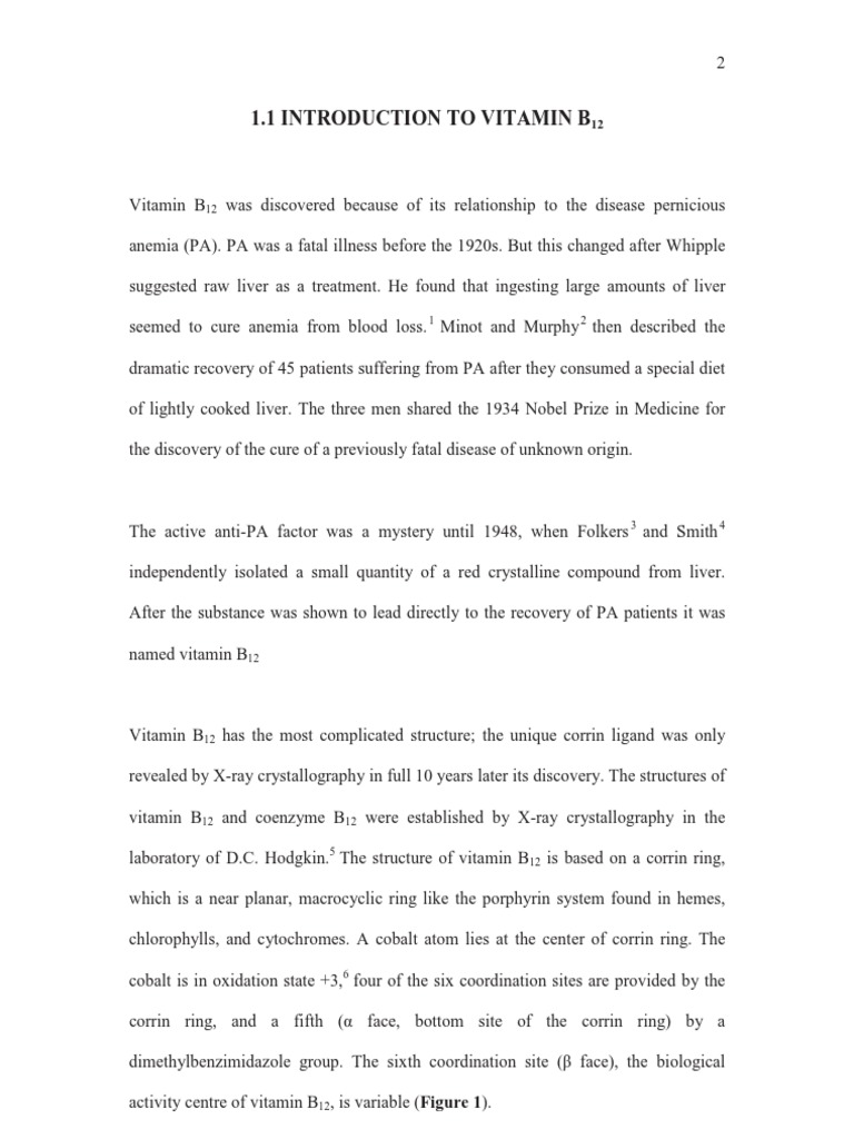 1.1 Introduction To Vitamin B: Dong Jiang, Newcastle University, PHD ...