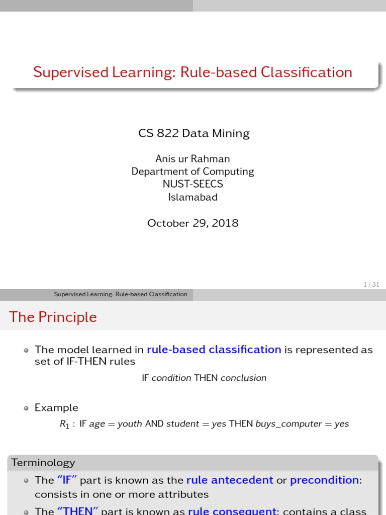 Lesson 3 2 Supervised Learning Evaluation Pdf Statistical
