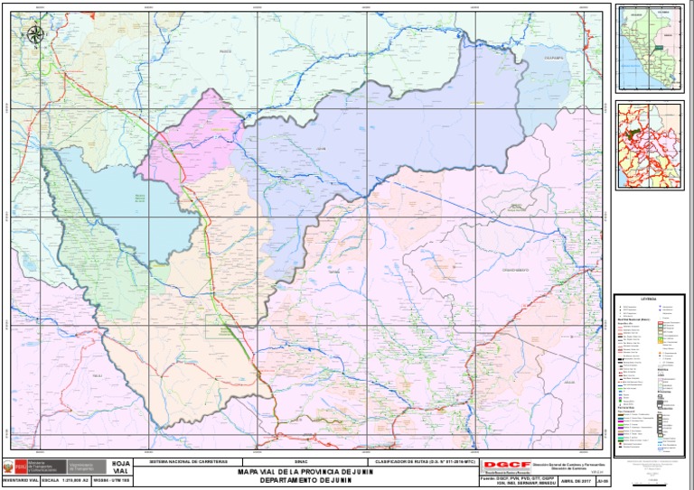 Mapa Vial Junin PDF | PDF