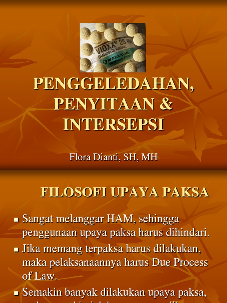 Penggeledahan, Penyitaan, Dan Intersepsi | PDF