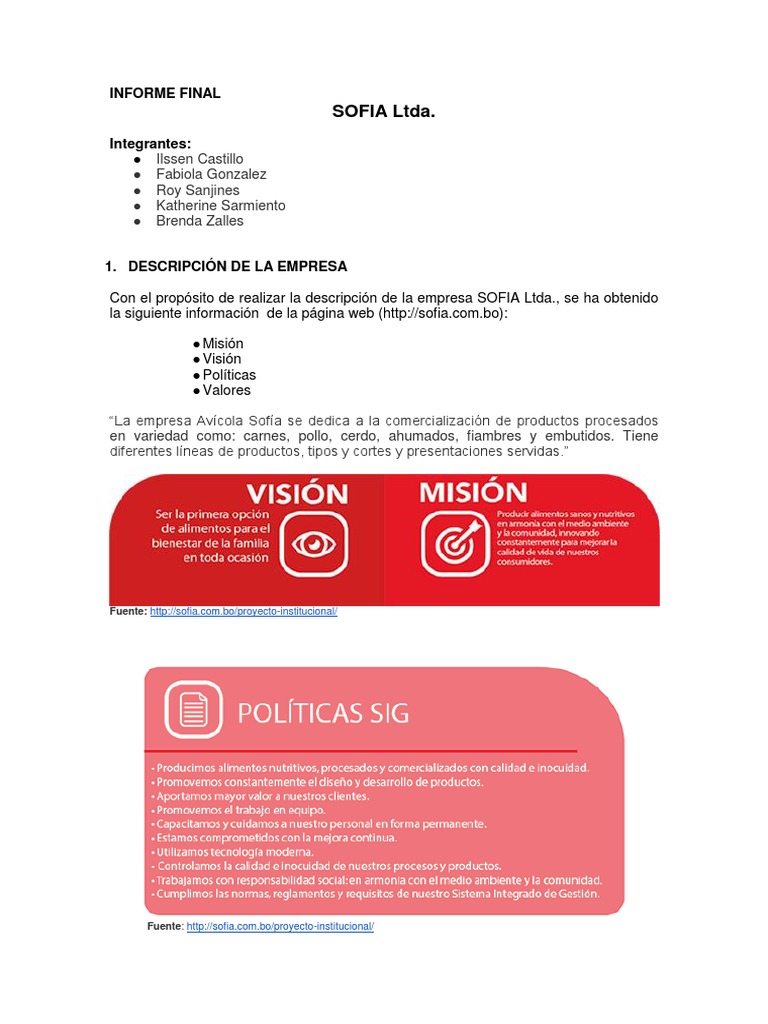 Empresa Sofia | PDF | Facebook | Red mundial
