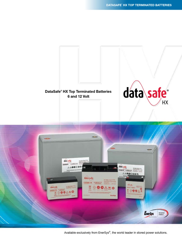 DataSafe Batteries | PDF | Electricity | Manufactured Goods