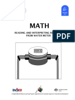 Exemplar Lesson Plan in Math 6 Interpret Electric and Water Meter Readings | PDF | Water