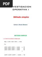 Método SIMPLEX Tabular PDF | PDF | Programación lineal | Algoritmos