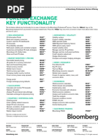 Bloomberg Cheat Sheet | PDF | Credit Default Swap | Foreign Exchange Market