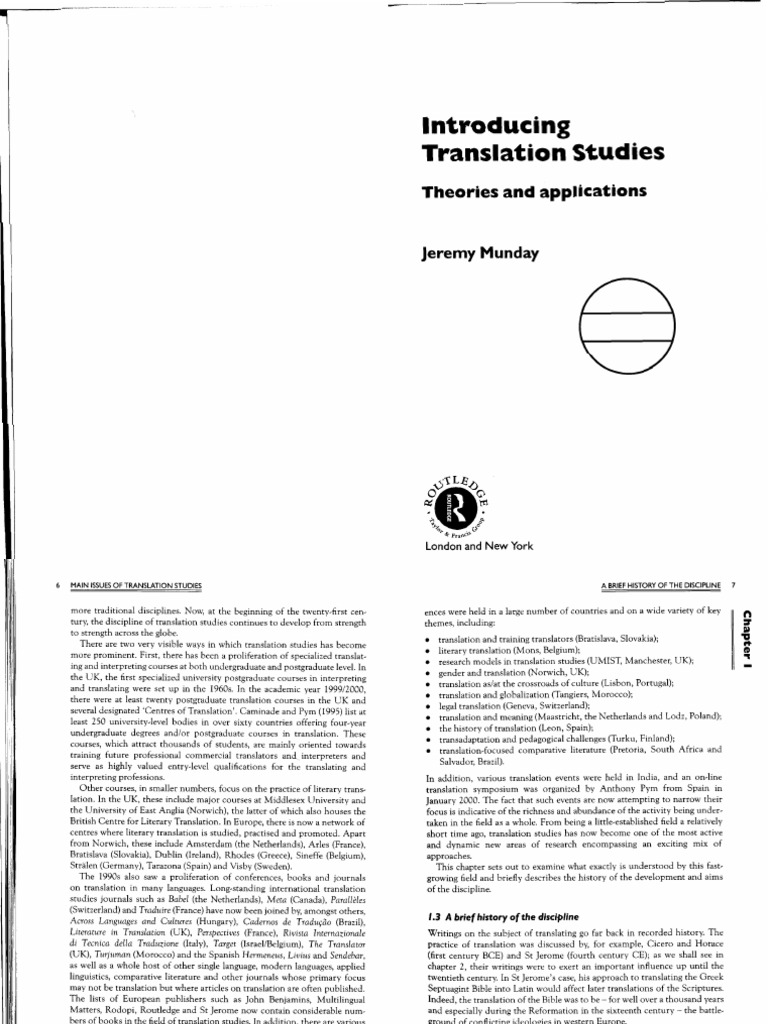 A Brief History of Translation.pdf | Translations | Linguistics