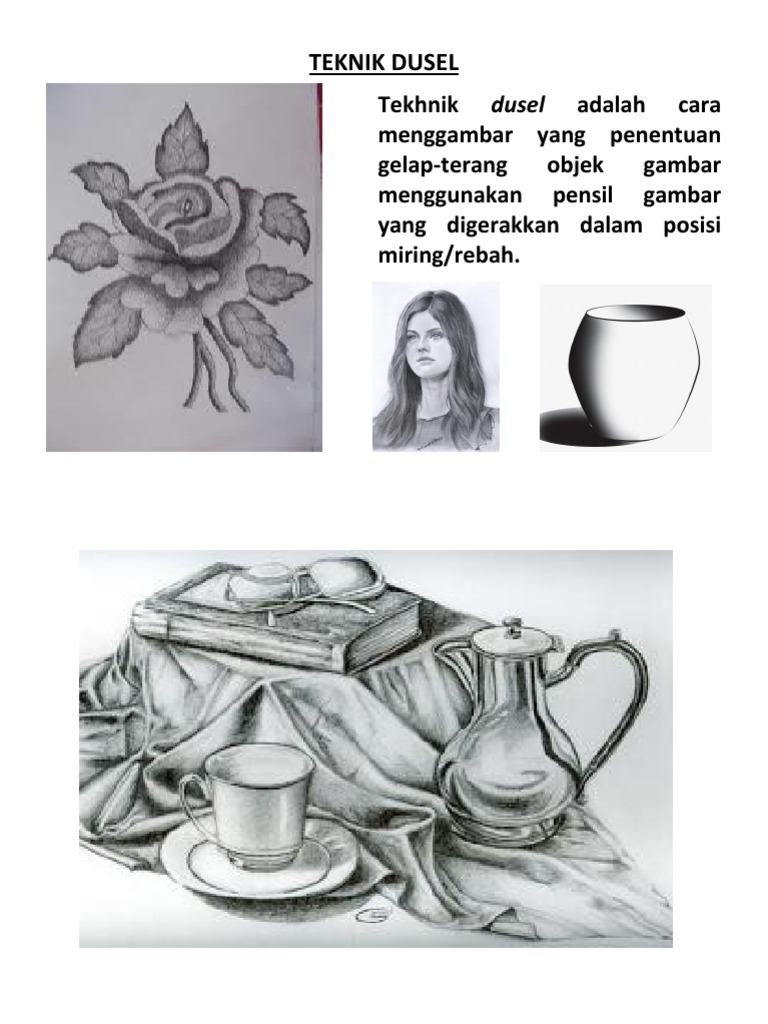 Teknik Menggambar Model | PDF