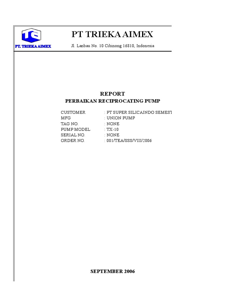 Final Dimensional Report API 674 | PDF | Pump | Vehicle Technology