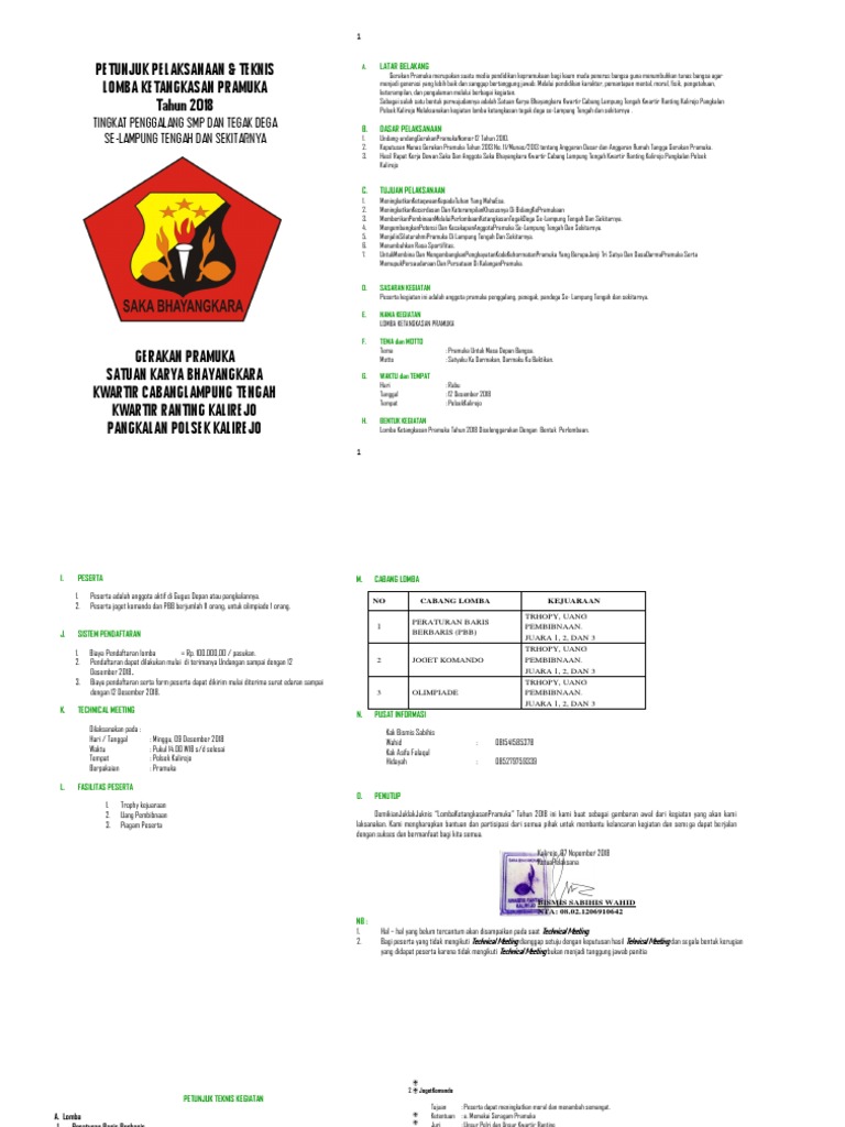 Juklak Juknis Bhayangkara PDF | PDF