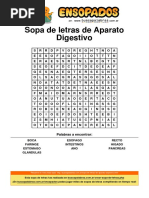 Sopa de Letras de La Fotosíntesis - 76 | PDF