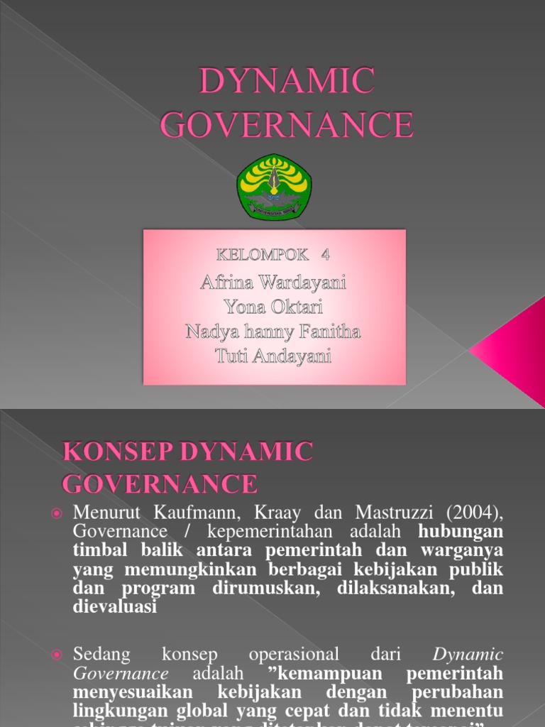 Dynamic Governance | PDF
