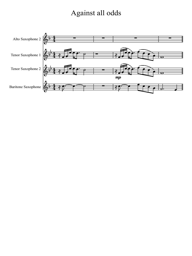 Against All Odds PDF | PDF